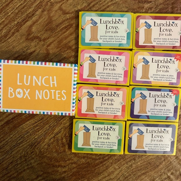 Kitchen | Lunch Box Notes For Kids Super Cute | Poshmark